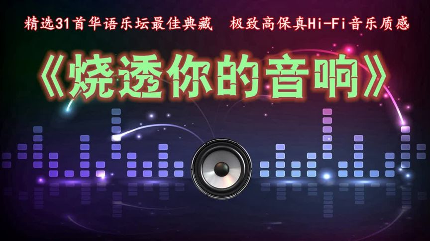 《烧透你的音响》HIFI发烧试音碟音响音箱测试CD