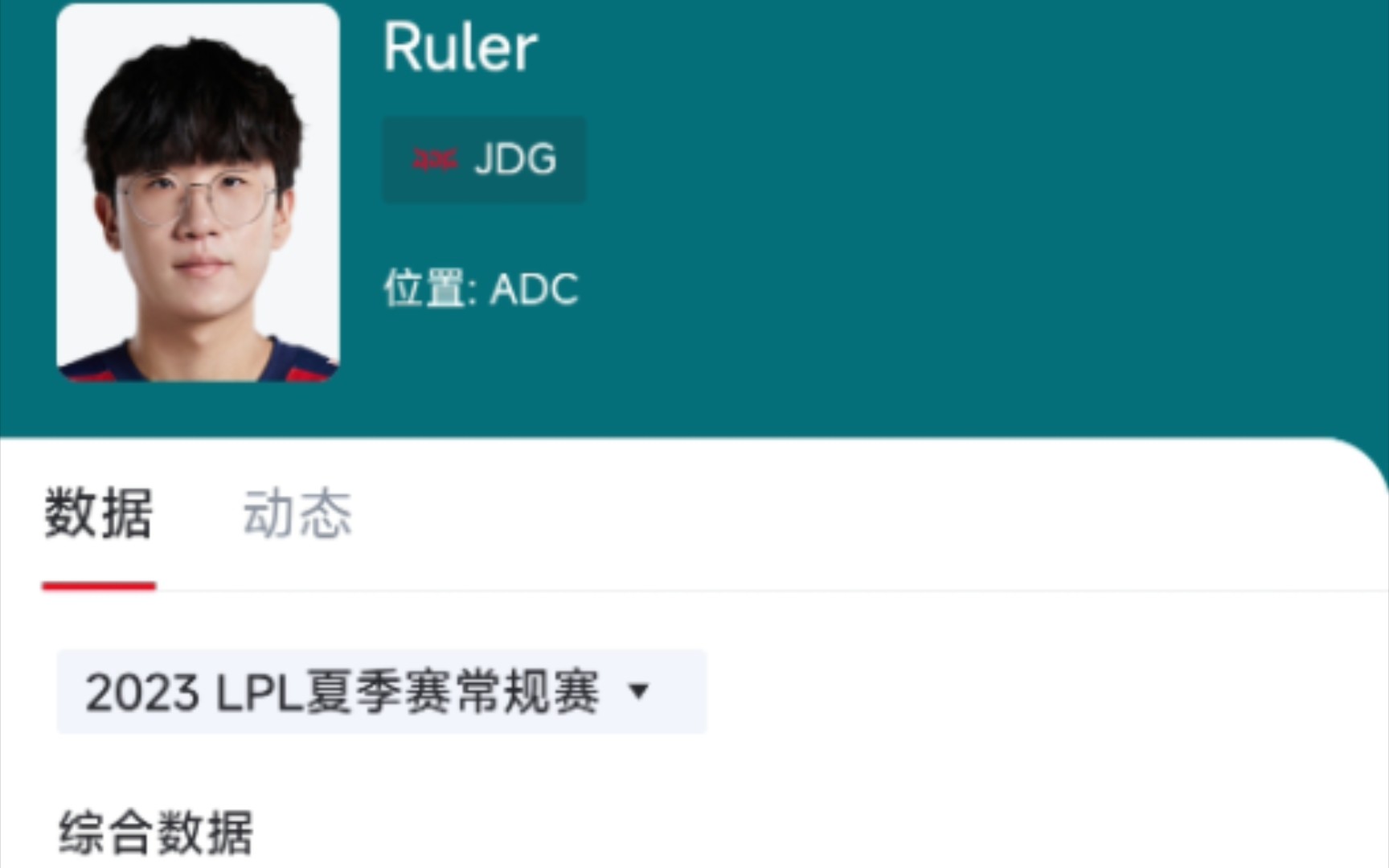 2023LPL夏季赛常规赛至今选手各个数据排行,Ruler数据豪华,领跑全场!