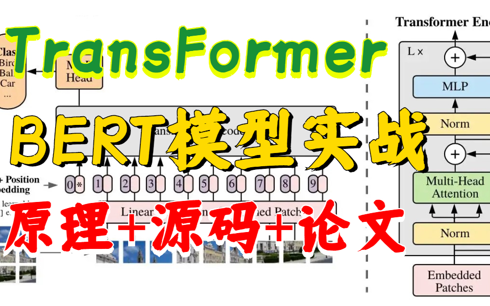 计算机博士精讲,基于TransFormer的BERT模型实战,原理+源码+论文...