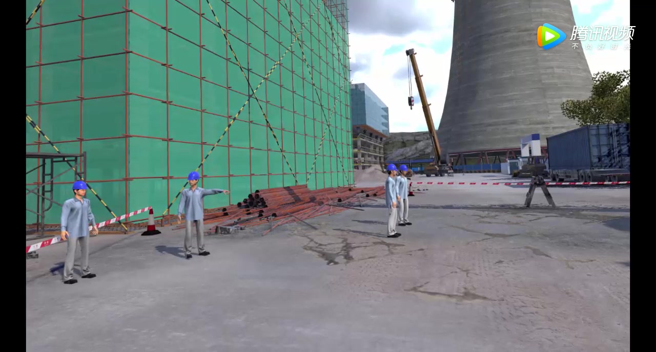 中建七局BIM动画教学,施工现场平面布置图设计动画演示!