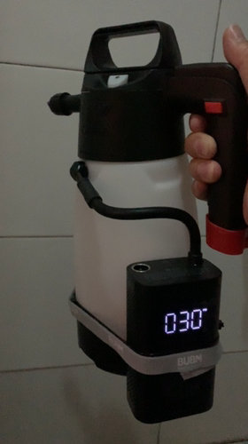 没想到IK的泡沫壶加小米充气宝1S不赖