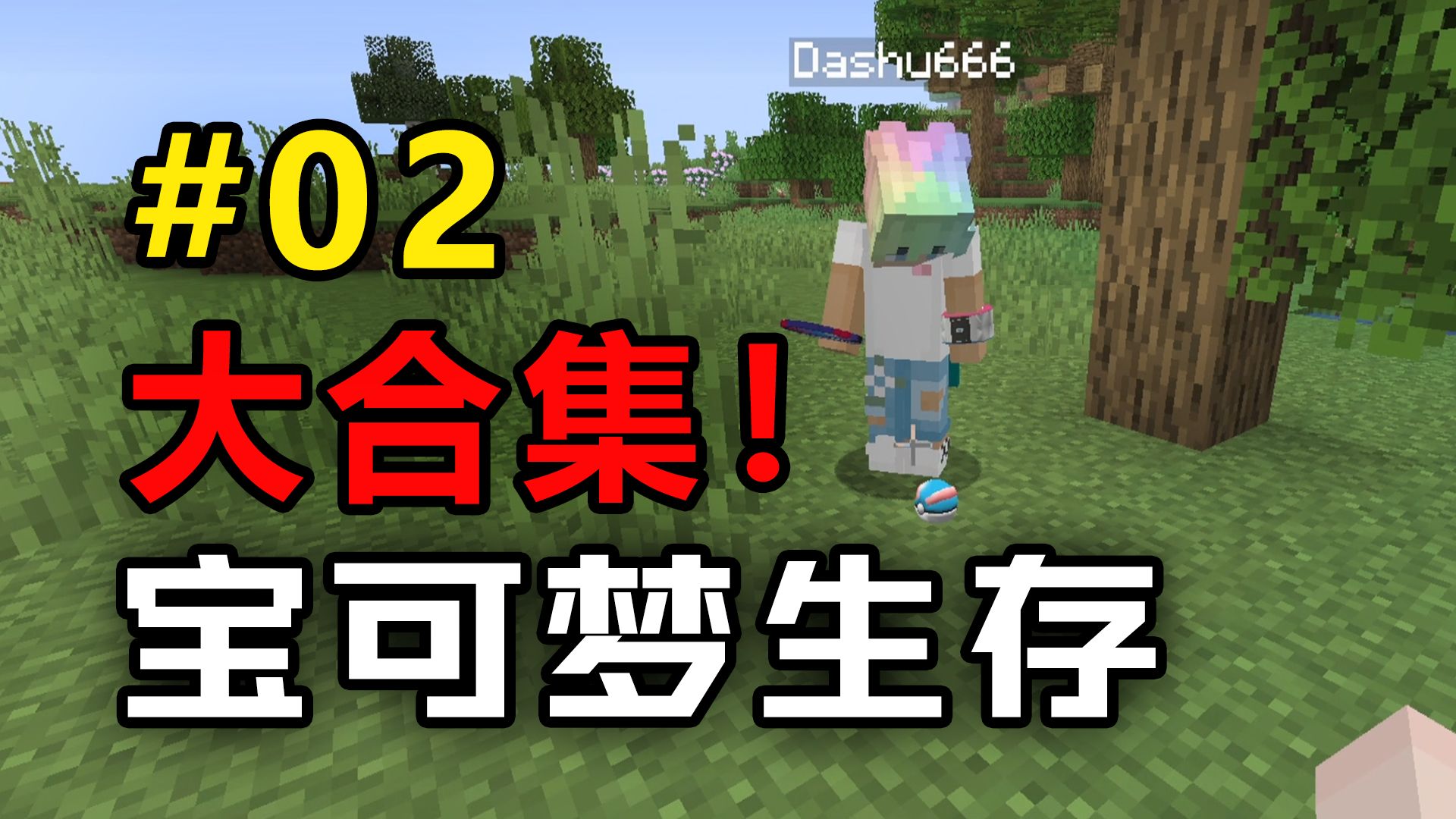 我的世界宝可梦合集版!第2期:一口气看完整个宝可梦系列!