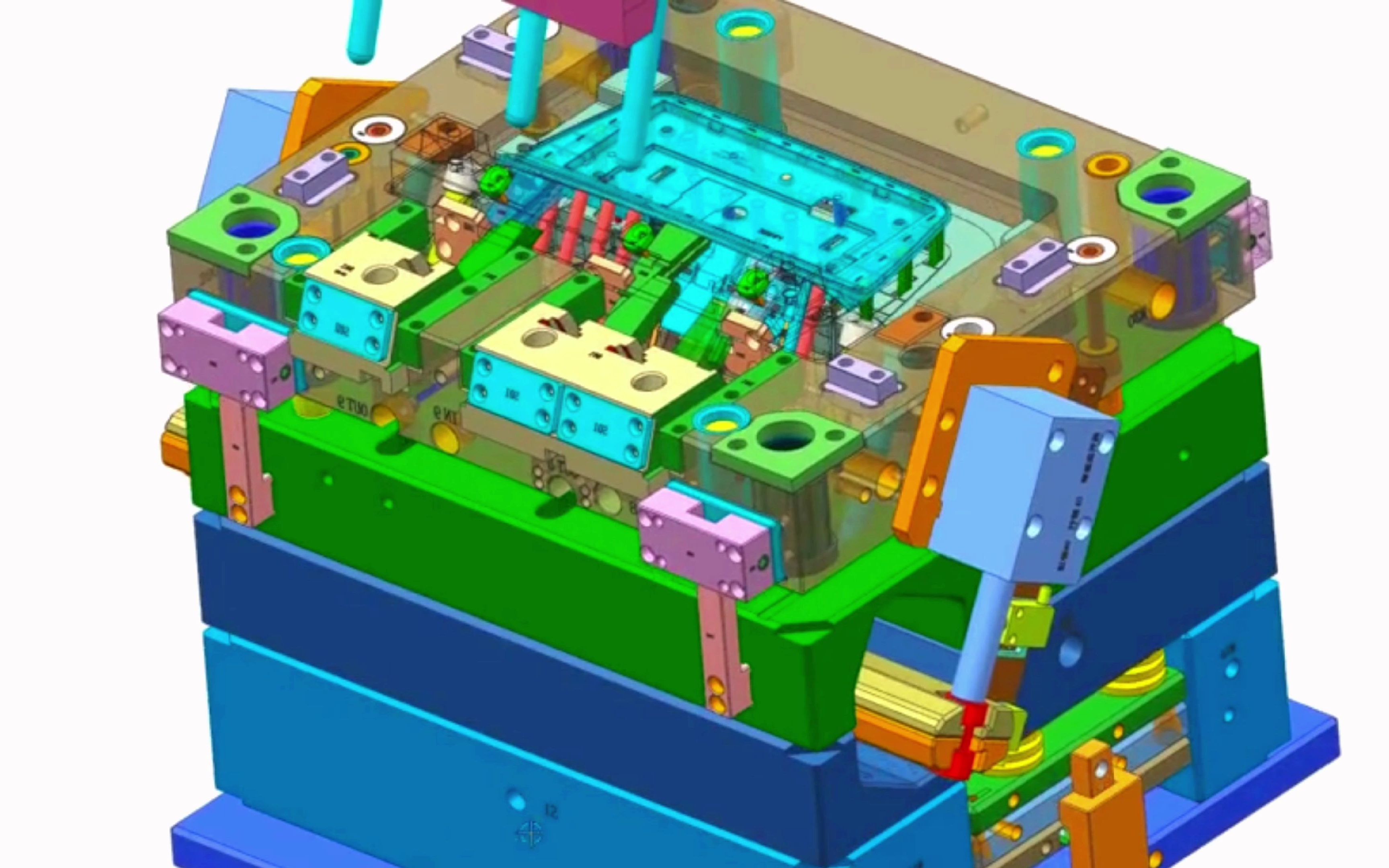 经典汽车件模具结构设计,结构复杂要求高,1.5万设计师面试题