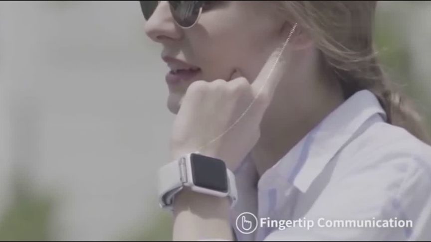智能黑科技:一款用指尖拨打电话的智能手表表带