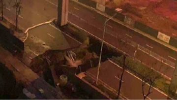 又一起地陷!湖南长沙5号线路段发生塌陷,目前供电尚未完全恢复