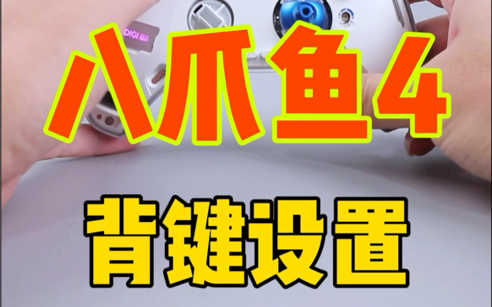 飞智八爪鱼4背健设置演示 就是自带的连发速度低了一点