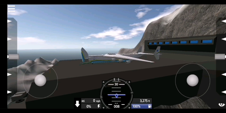 安225:软弱无能的雪山基地导弹!_模拟飞行