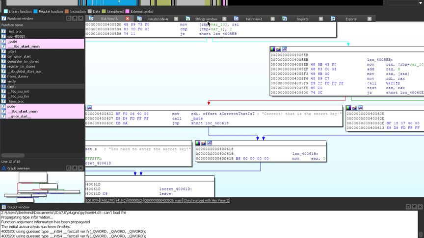 IDA系列教程第二集之常用操作