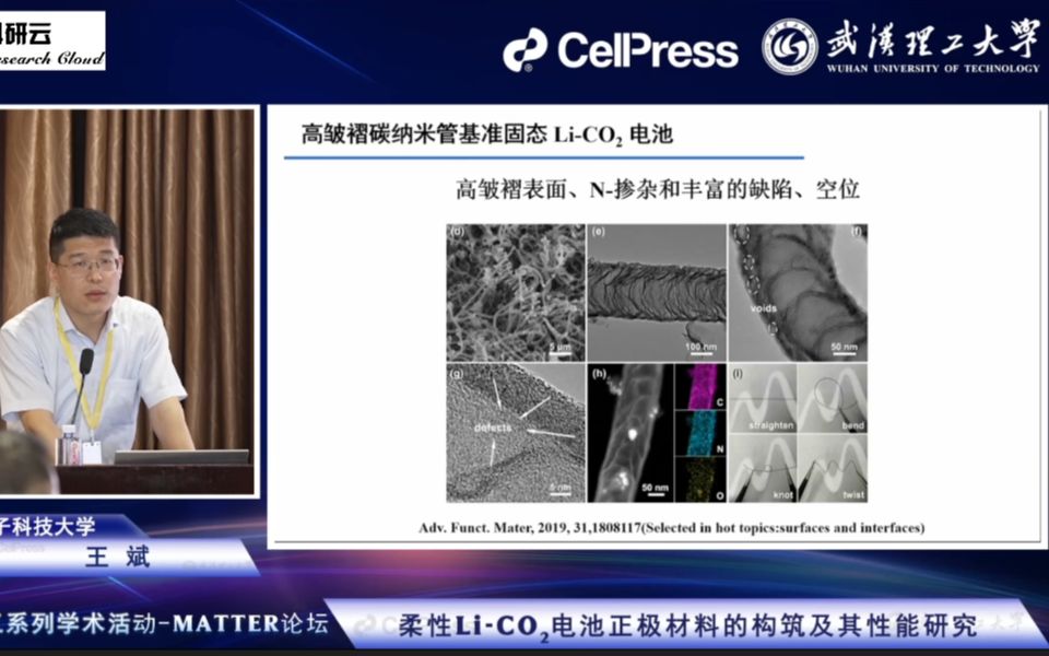 电子科技大学 王斌-柔性LI-CO电池正极材料的构筑及其性能研究