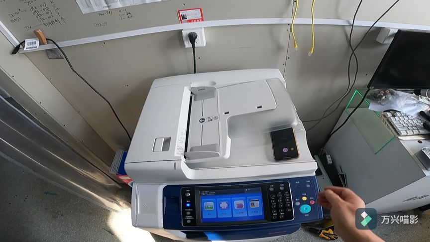 施乐屏幕校准和打印测试版#施乐复印机 #复印机维修 #图文快印