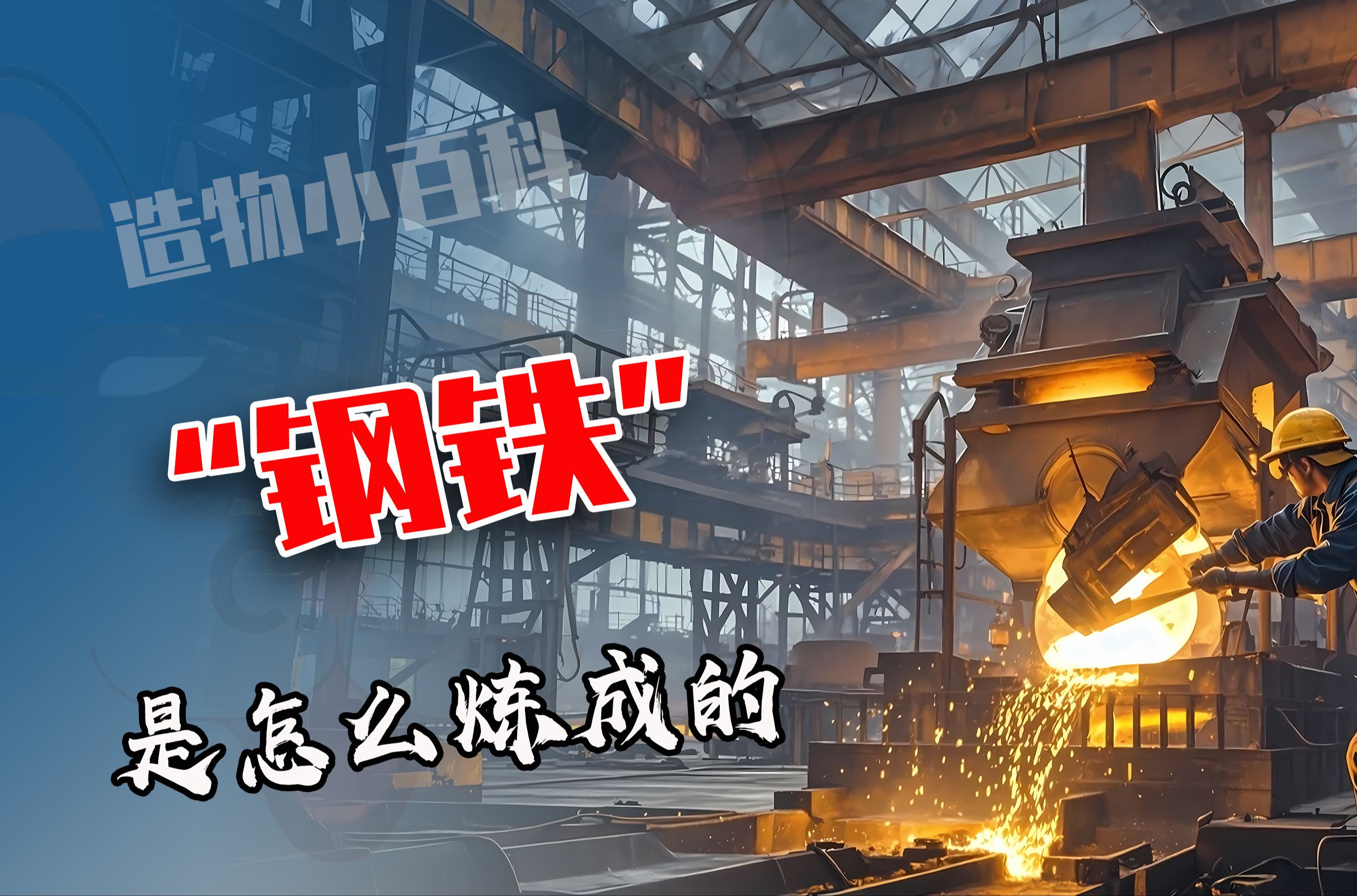 钢铁是怎么炼成的?把矿石烧结,再还原提炼,整个过程令人惊叹