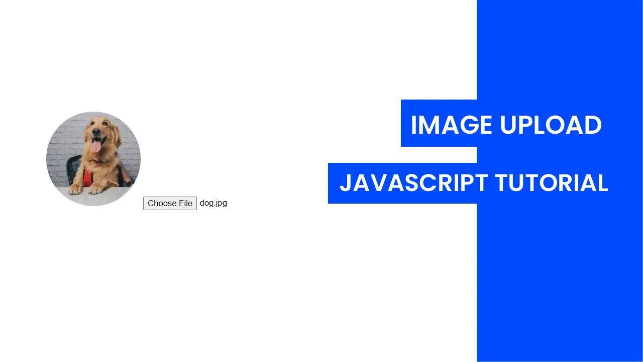 JS - HTML、CSS & JavaScript 图片上传教程 | 从零开始构建图片上传...