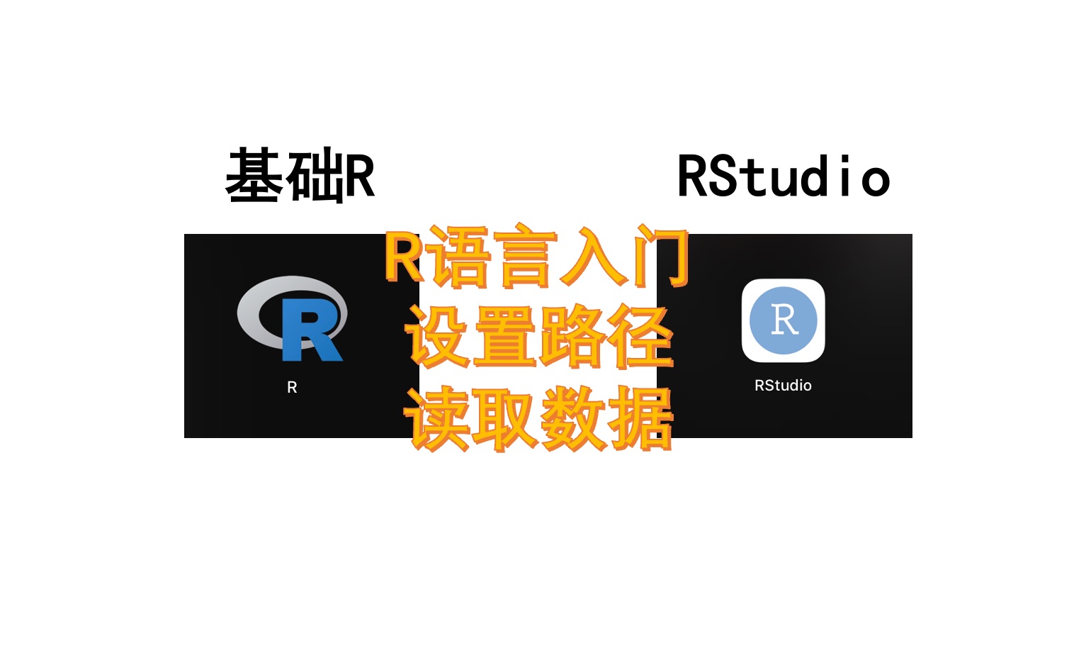 R语言入门 设置路径 读取数据