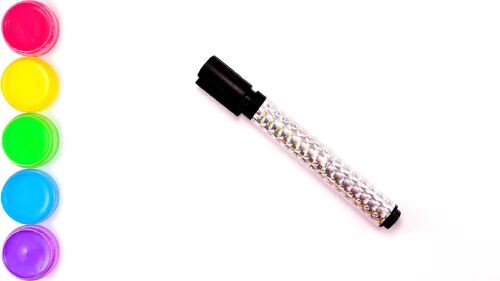 和我一起学画画今天我们来画一把雨伞！