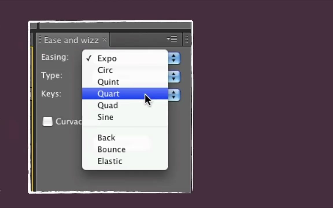 AE脚本-关键帧缓入缓出动画工具 Ease and Wizz v2.6.0 + 使用教程