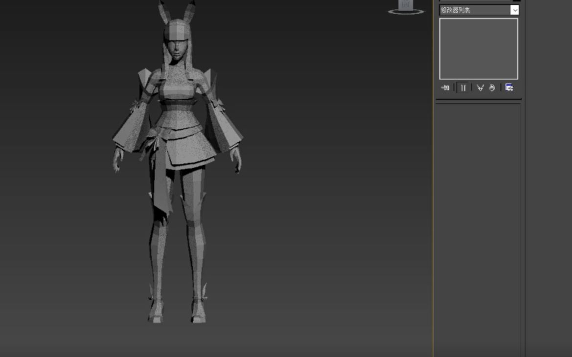 3Dmax女性角色模型身体结构布线讲解
