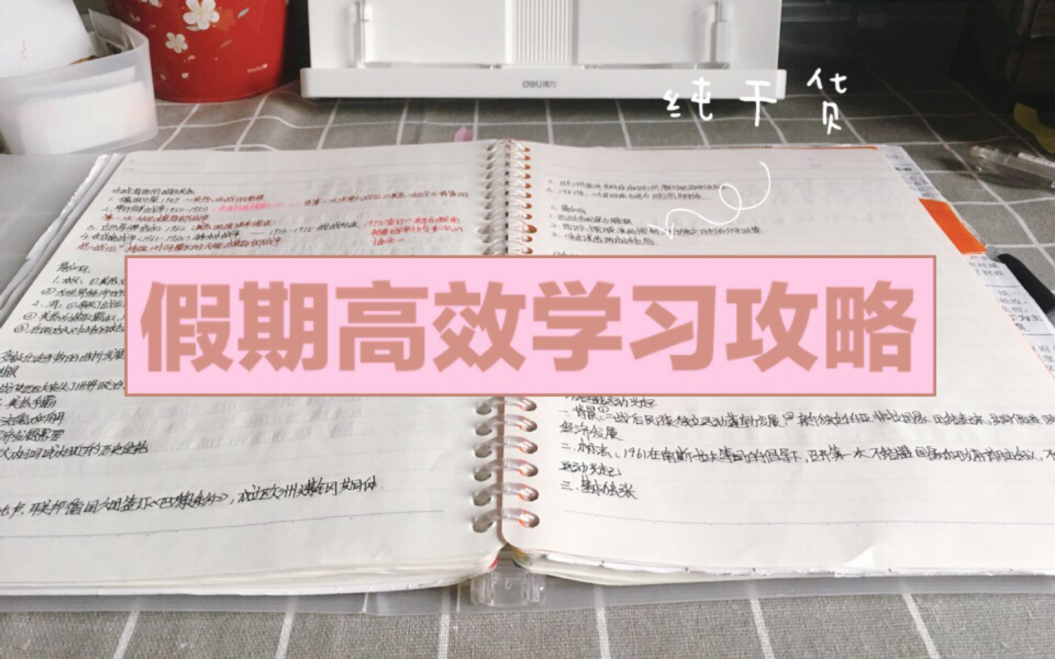 【安安】如何在假期高效学习/纯干货/Timing