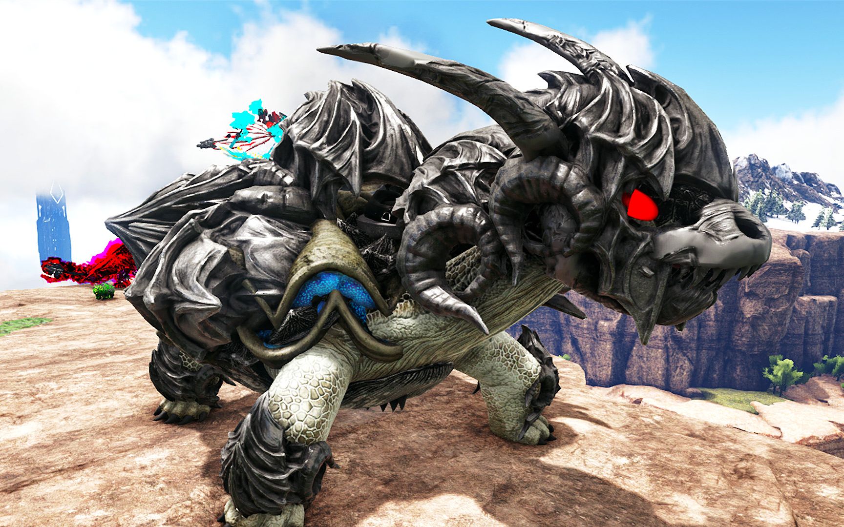 方舟生存进化:山海经 07 火山决战四大神兽玄武.mp4_哔哩哔哩bilibili_...