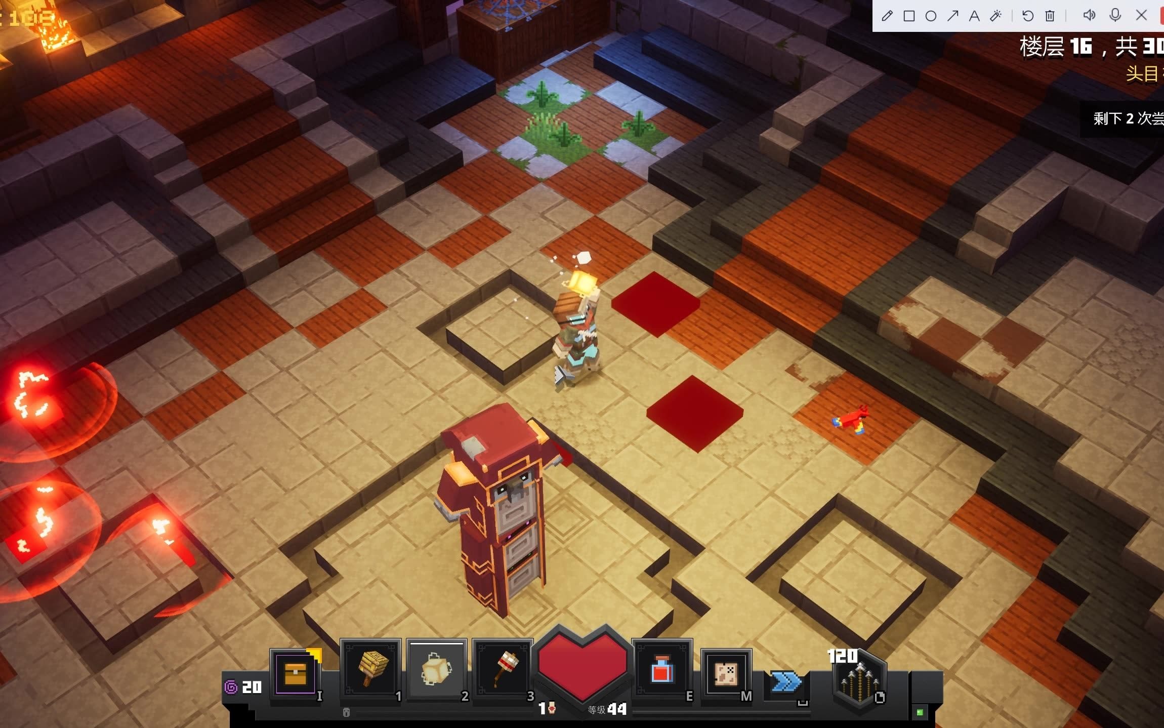 2022年4月我的世界地下城16关秒杀刷BUG装备
