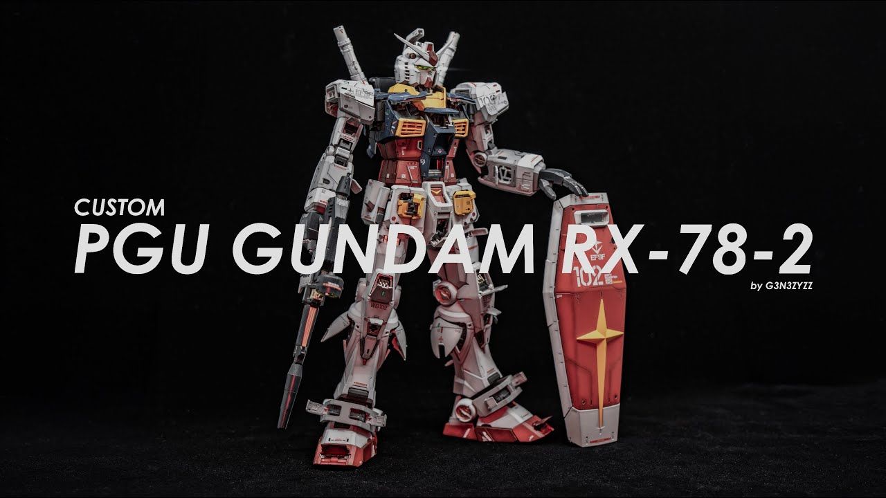 PGU RX-78/2元祖高达模型制作-200小时的浓缩