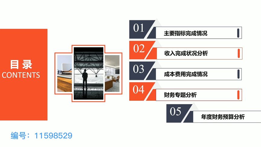 财务预算及经营分析报告PPT模版
