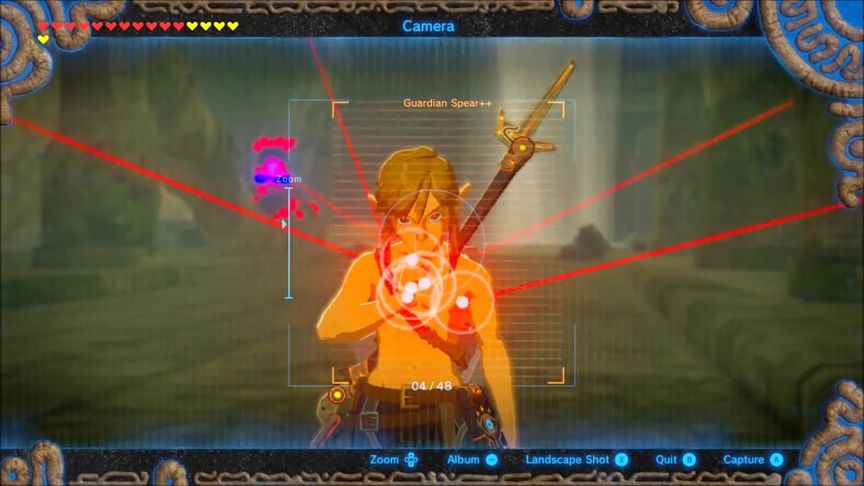 任天堂Switch《塞尔达传说:荒野之息》野蛮的伎俩击杀守护者