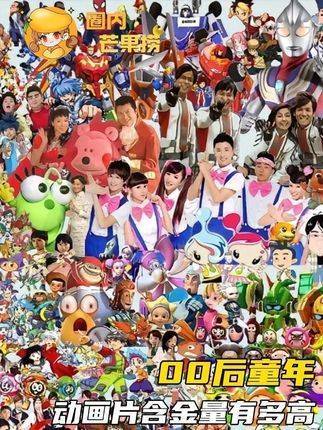 00后童年的动画片含量究竟有多高#00后 #动画片 #童年