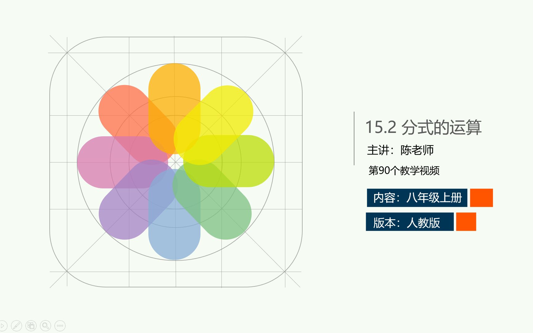 人教版 初中数学 八年级上册 15.2 分式的运算