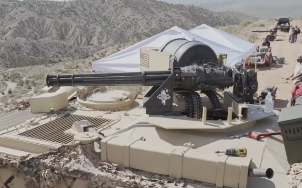 M61火神机关炮射击测试