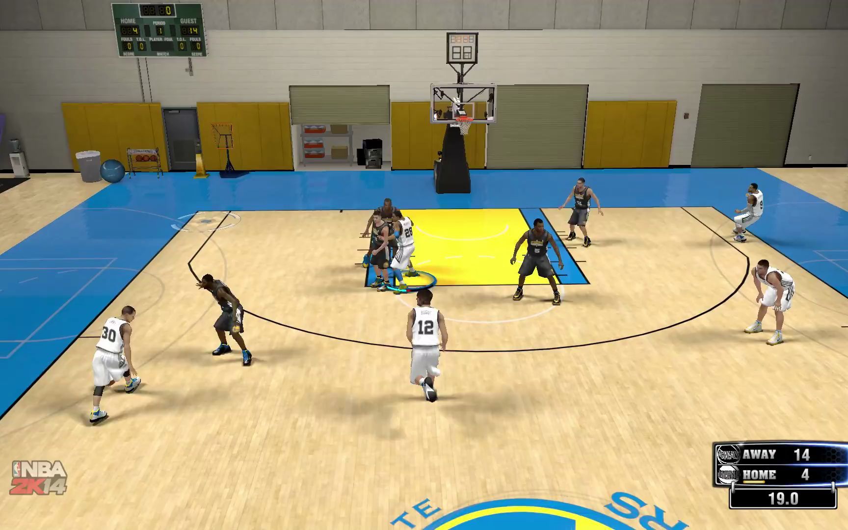 NBA 2K14 咋就空接失败呢?