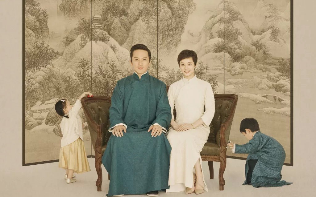 [工笔画教程] 教你如何修出邓超孙俪全家福的这种风格!