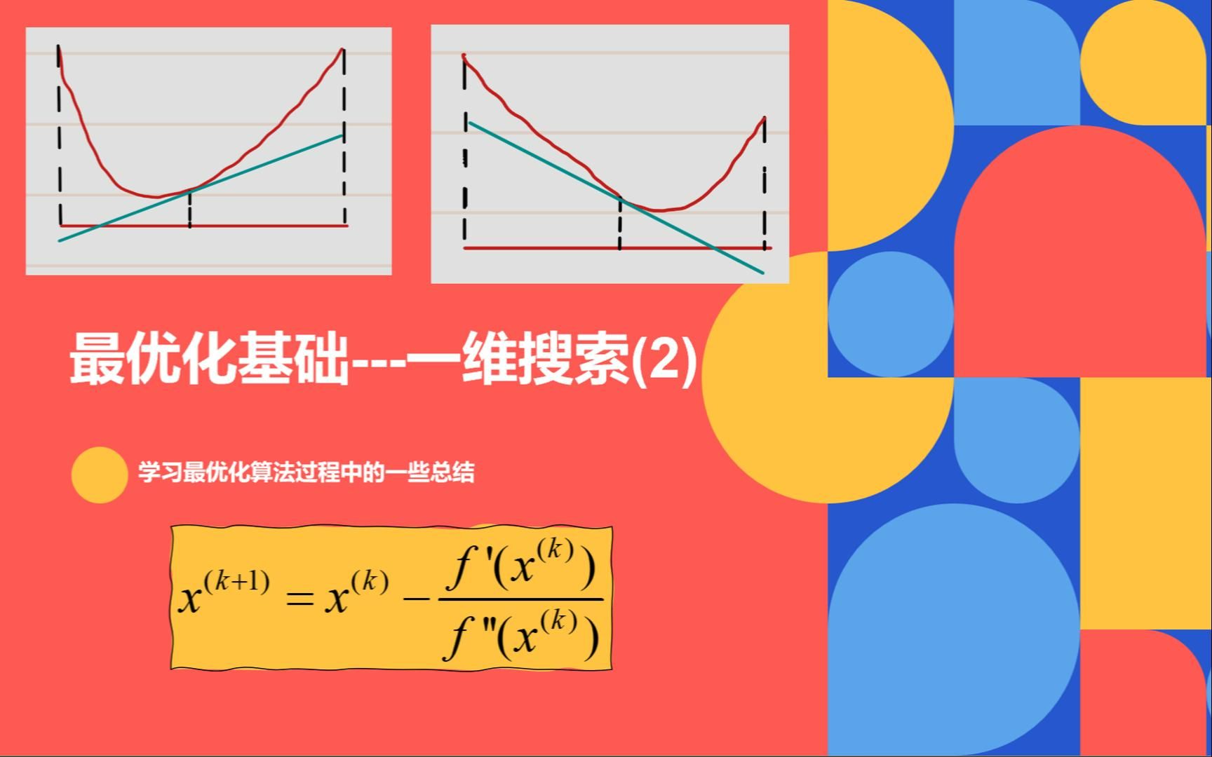 最优化基础---一维搜索(2):二分法,牛顿法和割线法