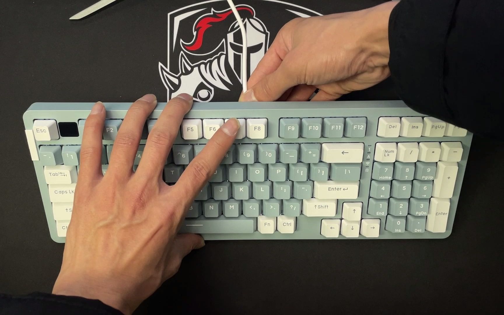 达尔优A98音乐律动调节教程