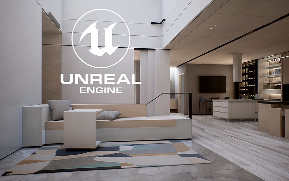 超写实UE4建筑室内VR虚拟漫游交互演示