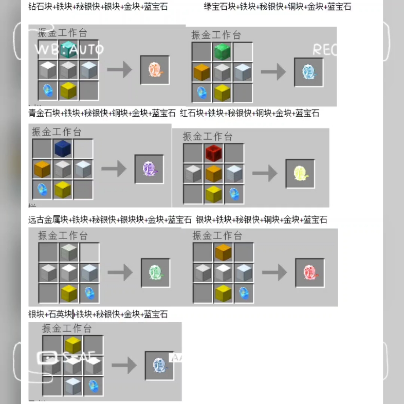 合成表 贝爷生存