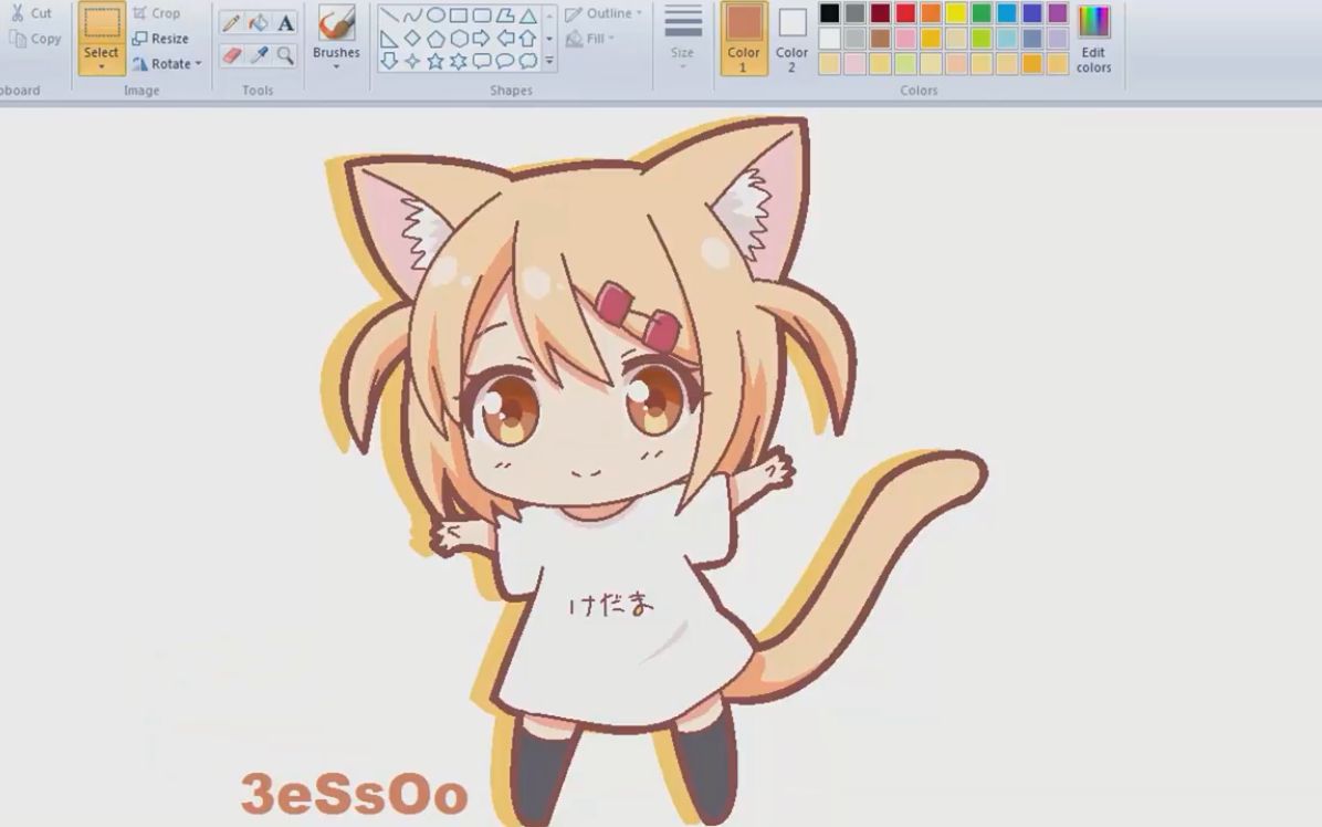 【鼠绘教程 】 没有板子?那就来一个动漫鼠绘教程吧 (｡◕‿◕｡)