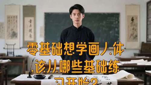 零基础学画人体?这5个基础练习让你快速上手!