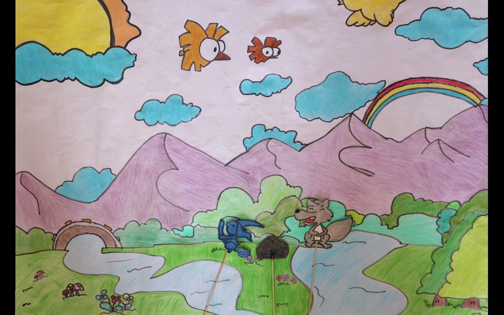 黑石头白石头童话剧