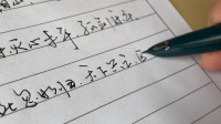 钢笔字也能写这么美,字体优美清秀,真是吸引眼球的好字