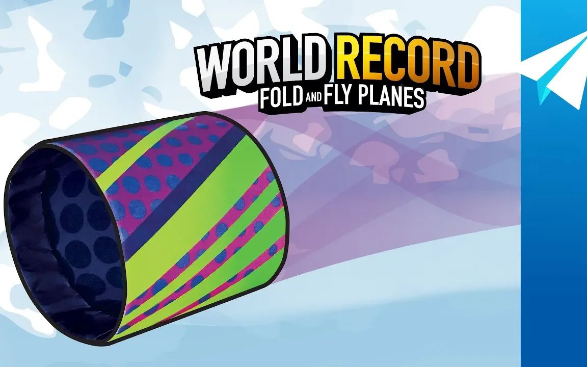 由John Colins设计的管状纸飞机——Tube