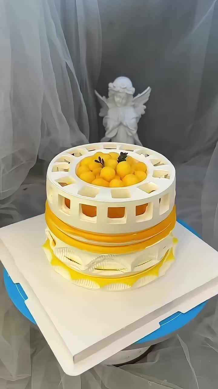 真材实料好味道 双层生日蛋糕