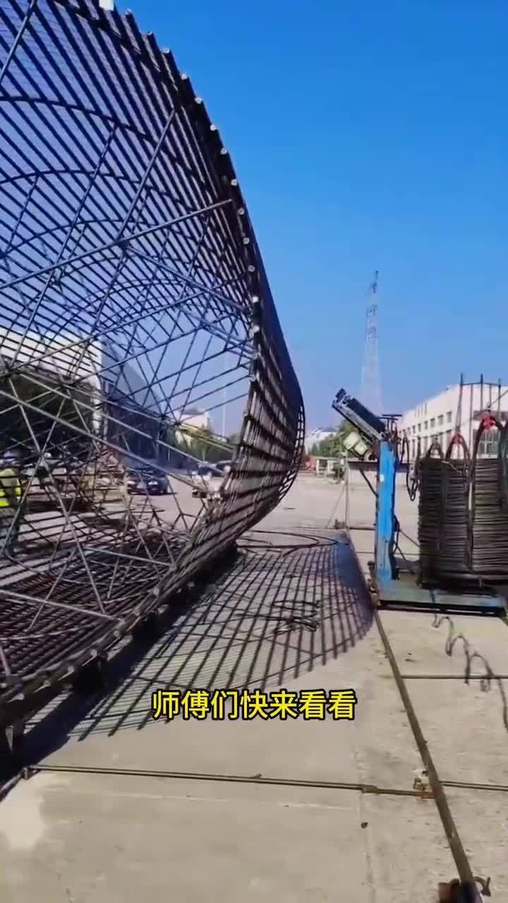 直径5.8米钢筋笼引关注,老师傅做过最大的多大?