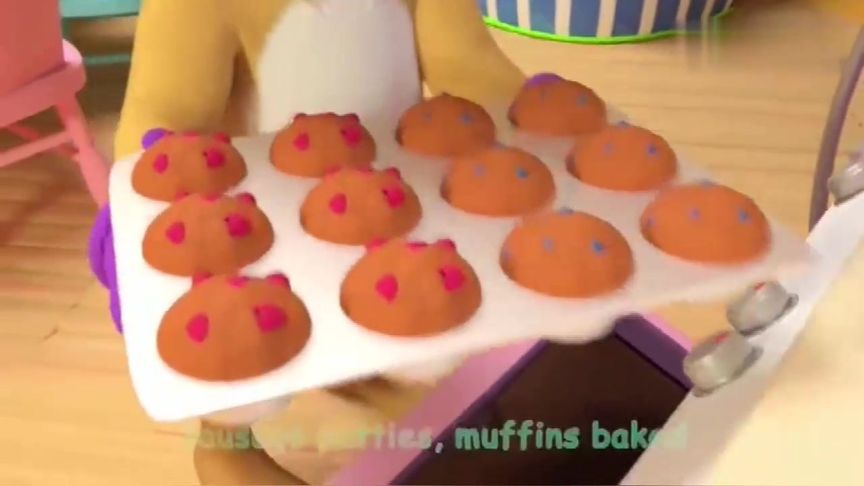 早教英语儿歌动画,小宝宝开心快乐的吃美味营养早餐,真美味啊