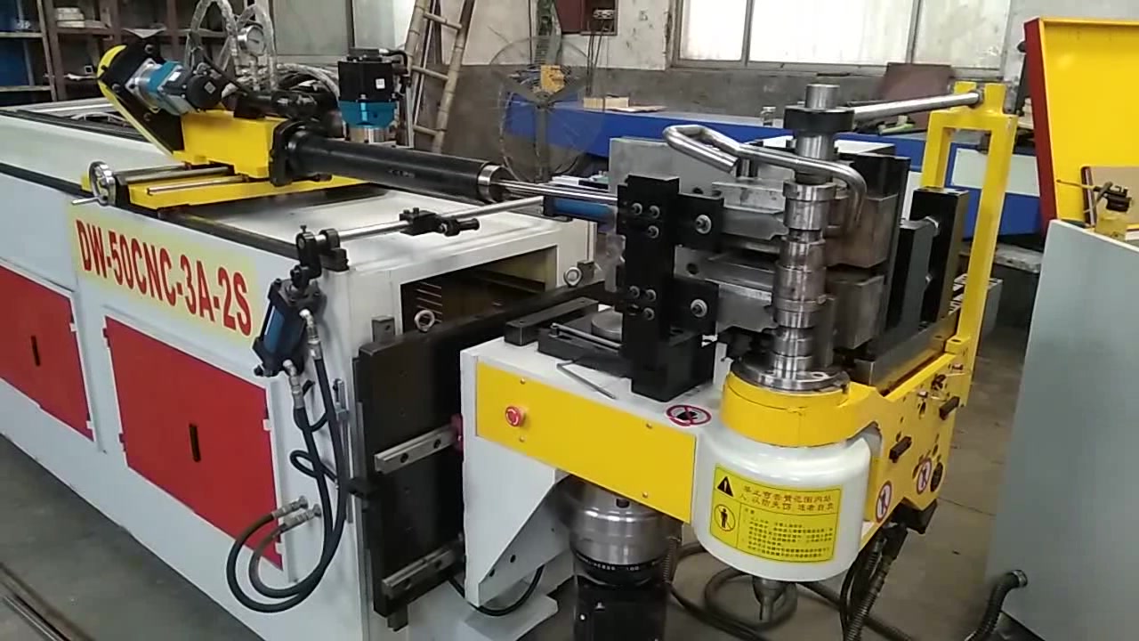弯管机是如何工作的?可以折叠任意形状~50全自动三轴双层模弯管机