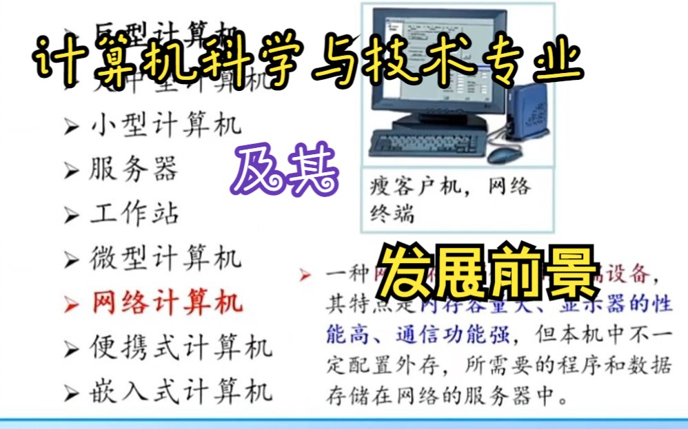 计算机科学与技术专业及其发展前景