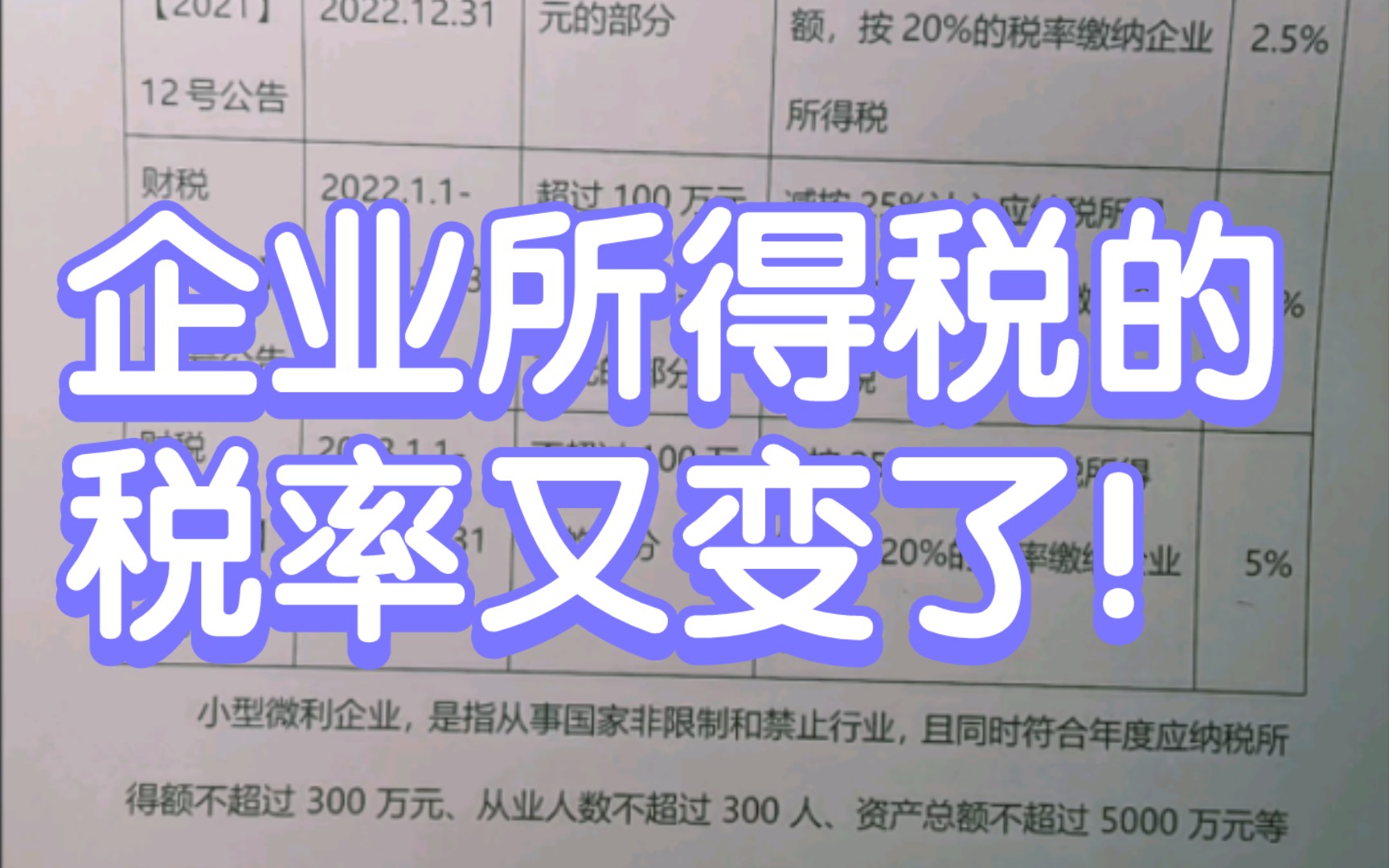 2023企业所得税的税率又变了,这是最新的政策!快来看看吧!