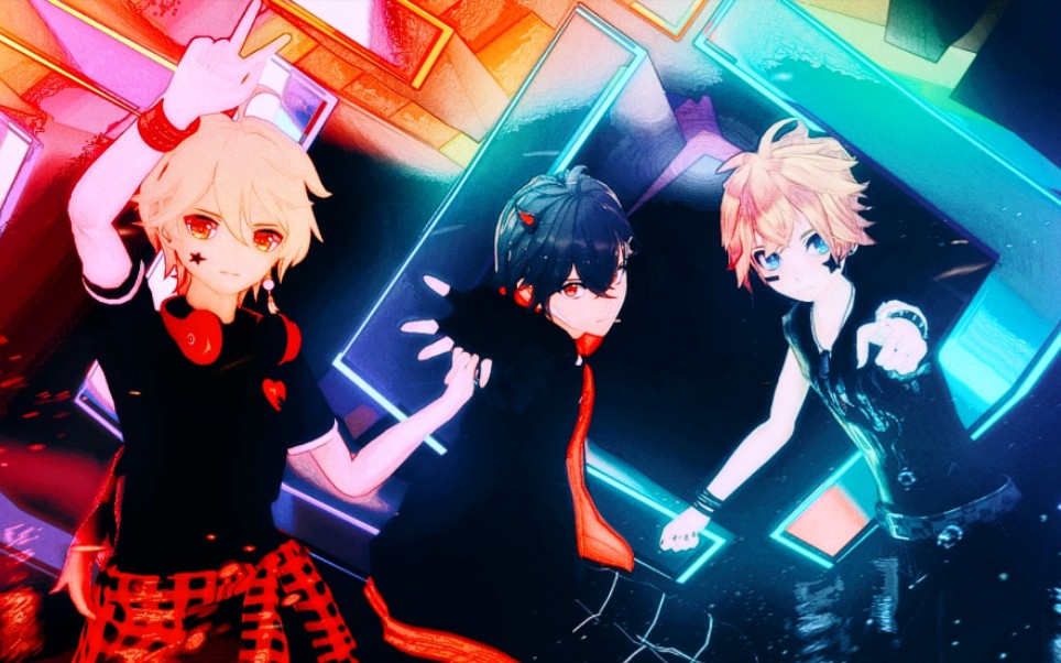 【战双+原神+vocaloid】三游梦幻联动~小男孩出道(常羽+镜音连+空)!