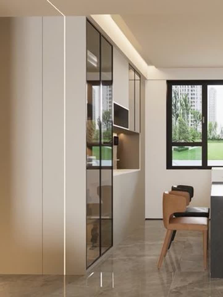 装修设计 全案设计 设计案例分享 柜子设计 餐厅设计 餐厅酒柜这样做吧