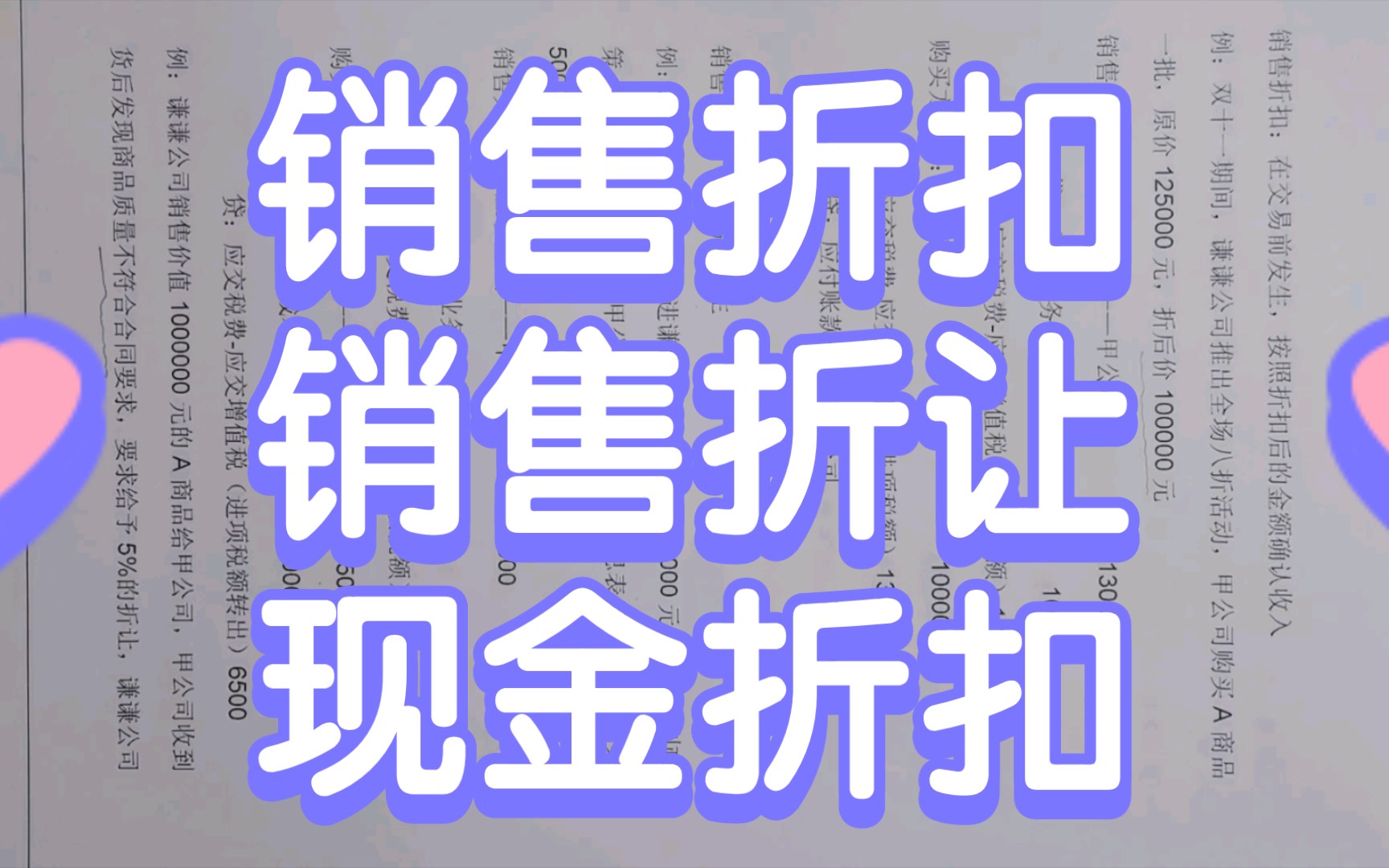 销售折扣,销售折让,现金折扣,一文说清楚!