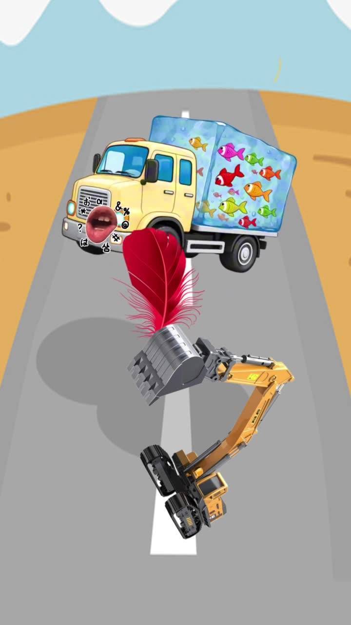 动漫:挖掘机不顾别人意愿,给人挠痒痒